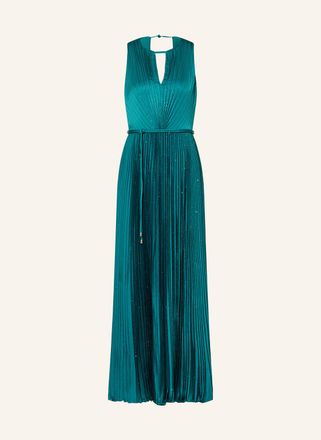 Phase Eight Kleid Simara Mit Plissees Und Glitzergarn gruen