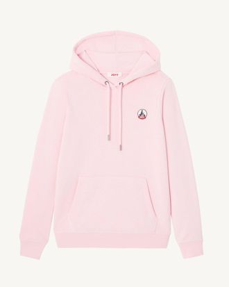 Jott Sweat &agrave; capuche en coton biologique Rose p&ecirc;che Livia - Taille XXL