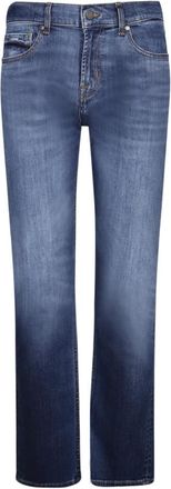 7 For All Mankind Homme, Jeans, Bleu, Taille: W32 Slimmy Jeans