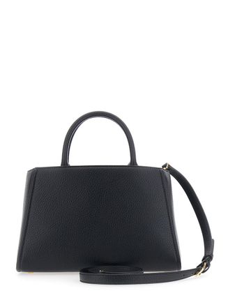 Elisabetta Franchi Womens Handbag Eco Leather, Black Handbags Hand Bags