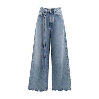 Cycle Femme, Jeans, Bleu, Taille: W28 Wide Jeans