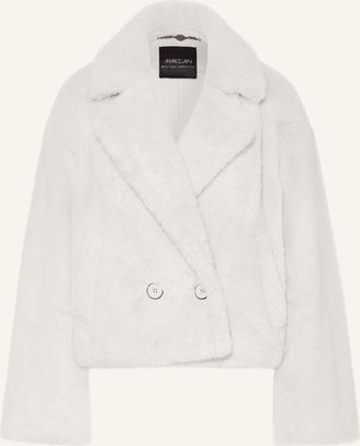 Marc Cain Kunstfell-Jacke grau