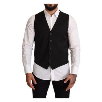 Dolce & Gabbana Suit Vests - - Suits - Herren - Schwarzk - M