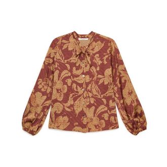 Maliparmi Maliparmi - Chemise Sweet Foliage - Femme - Blouses et Chemises - Multicolore - Taille: 46 FR