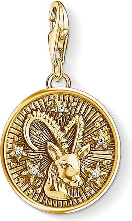 Thomas Sabo Thomas Sabo Damen Charm-Anhänger Sternzeichen Steinbock Charm Club 925 Sterling Silber 1661-414-39