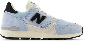 New Balance Unisexe U475 en Bleu/Noir/Beige/Gris, Su&egrave;de/Mesh, Taille 37.5 Large