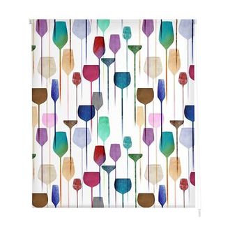 Estoralis | KÜCHE | Modernes Design-Rollo | Digital bedruckter Stoff | C-1225 | 110 x 255 cm. (Breite/Höhe) Stoffgröße 107 x 250 cm. | Rollos für Fenster und Tü