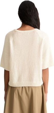 Marc O'Polo Denim Kurzarmpullover regular aus Cotton Slub Garn