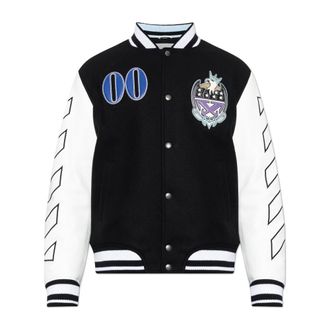 Off-white Homme, Vestes, Noir, Taille: XL Blouson Aviateur Isol&eacute;