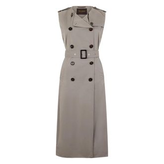 Moorer Elegantes langes Kleid - - Coats - Damen - Grau - M