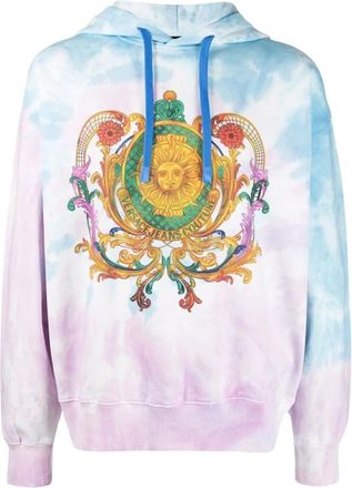 Versace Jeans Couture Homme, Sweatshirts et sweats &agrave; capuche, Multicolore, Taille: S Sweat &agrave; Capuche Logo-Print