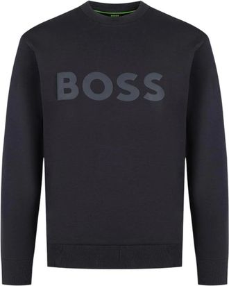 HUGO BOSS Homme, Sweatshirts et sweats &agrave; capuche, Bleu, Taille: XL Tricot Ras du Cou