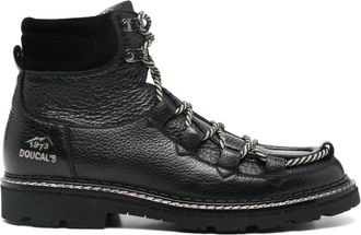 Doucal's Stiefel mit Schnürung - Schwarz