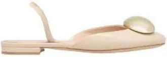 Gianvito Rossi Femme, Chaussures, Beige, Taille: 40 1/2 EU Ballerines