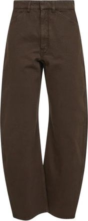 Christophe Lemaire Femme, Pantalons, Brun, Taille: 36 FR High Waisted Curved Pants