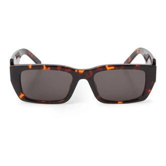 Palm Angels Rechteckige Sonnenbrille - - Accessories - Herren - Braun - ONE SIZE