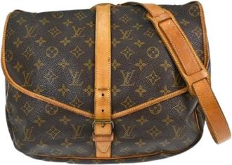 Louis Vuitton unisex, Pre-owned, Brun, Taille: ONE Size Sac &agrave; main Saumur Pre-owned