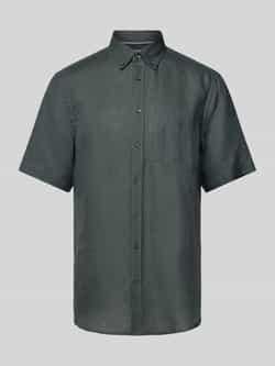 Christian Berg Regular Fit Freizeithemd aus reinem Leinen
