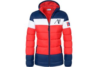 Nebulus Winterjacke MIXUP, P4832 - Damen, rot-blau, M/38