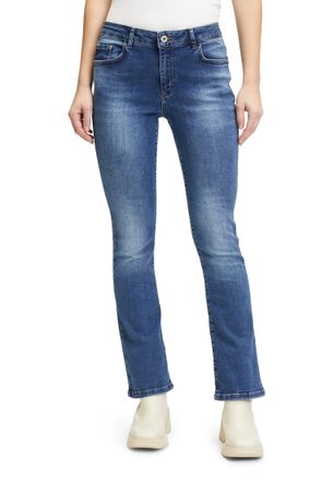 Cartoon Damen 6506/7942 Hose, Dark Blue Denim, 38
