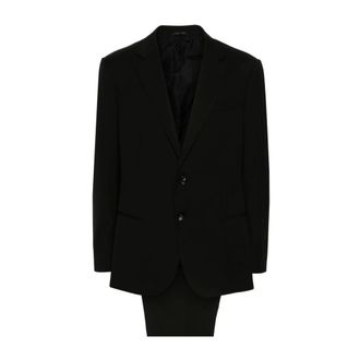 Giorgio Armani Homme, Costumes, Noir, Taille: L Costume en laine noire