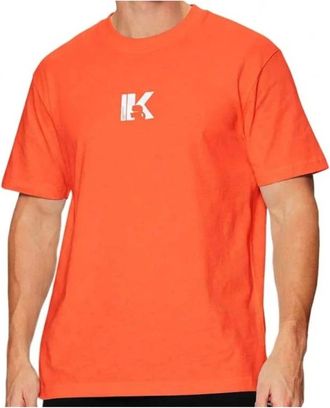 Karl Lagerfeld Homme, Tops, Orange, Taille: L KLJ Reg SS K Logo Tee