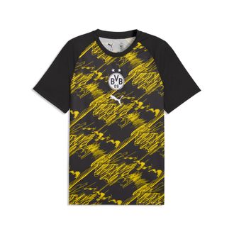 Puma Borussia Dortmund Aufw&auml;rmtrikot Herren, Accessoires, Schwarz, 3XL