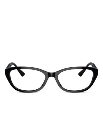 Jimmy Choo Eyewear Brille mit Cat-Eye-Gestell - Schwarz