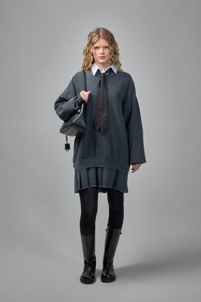 Balenciaga Layered Sweater Dress