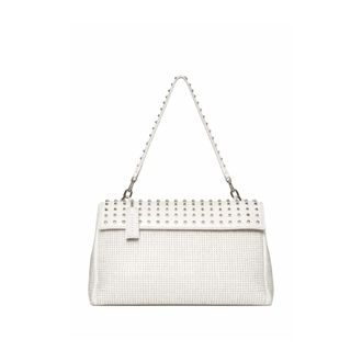 John Richmond Femme, Sacs, Blanc, Taille: ONE Size Sac bandouli&egrave;re compact