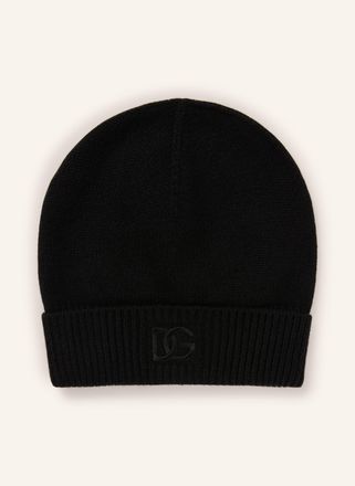 Dolce & Gabbana Cashmere-M&uuml;tze schwarz