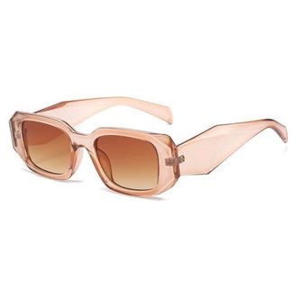 Generic Lunettes De Soleil Carr&eacute;es &Agrave; Petite Monture For Hommes Et Femmes, Id&eacute;ales For Les Activit&eacute;s Plein Air, Trajets Quotidiens Vacances(Orange)