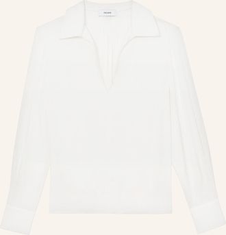 Reiss Reiss Blusenshirt Orla Mit Seide weiss