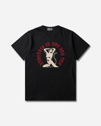 Hysteric Glamour Men s Hot For You T-Shirt Black