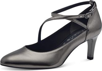 Tamaris Damen Pumps Stilettoabsatz Vegan; Pewter, EU 38