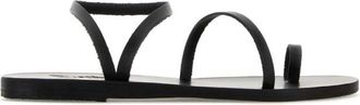 Ancient Greek Sandals Femme, Chaussures, Noir, Taille: 41 EU Apli Eleftheria Thong Sandales