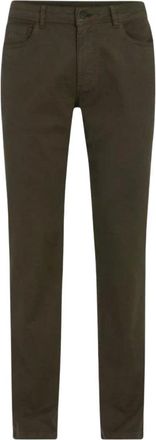 Oscar Jacobson Homme, Pantalons, Vert, Taille: W32 L32 Slim Fit 5-Pocket Chino