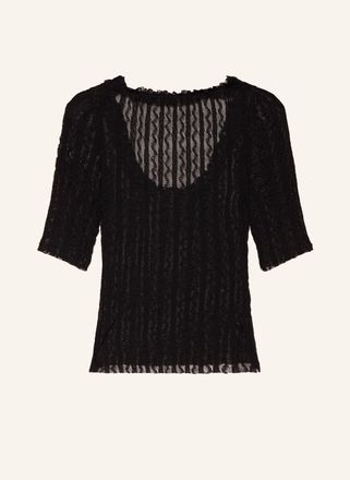 Max & Co. Max & Co. Spitzenshirt Alfio Mit R&uuml;schen schwarz