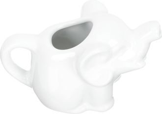 Luxshiny Keramik Milchkanne Elefant 8.5X5.5X4.5 Cm Sauciere Milchgefäß Für Küche Haushalt Kaffee Tee Saft Behälter