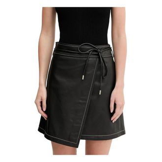 Paul Smith Leder-Minirock - - Skirts - Damen - Schwarzk - S