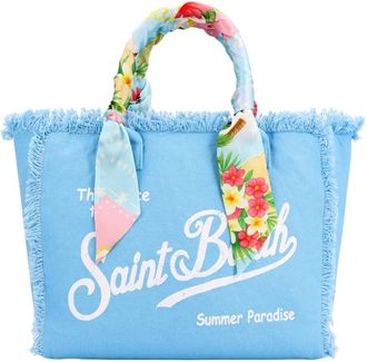 MC2 Saint Barth Femme, Sacs, Bleu, Taille: ONE Size Vanity Tote Bag