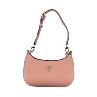 Guess Femme, Sacs, Rose, Taille: ONE Size Mini Sac à Main Rose avec Détails Contrastés