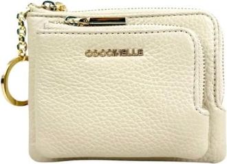 Coccinelle Femme, Accessoires, Beige, Taille: ONE Size Porte-cartes Souple M&eacute;tallis&eacute;