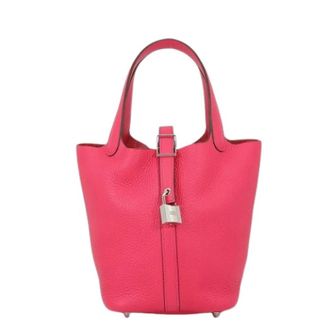 Herm&egrave;s Pre-owned Picotin Handbag - - Pre-owned - Damen - Rosa - ONE SIZE