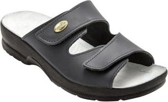 Pediconfort Mules &agrave; Scratch, Ultra l&eacute;g&egrave;res, Extra Larges - Femme - Taille : 41 - Couleur : Marine