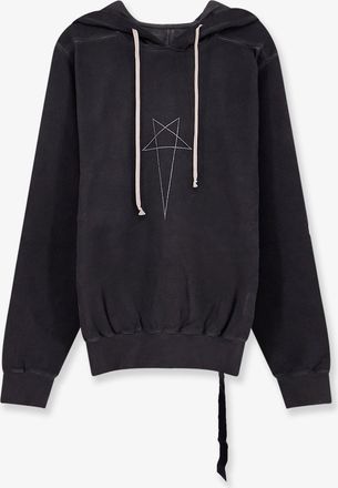 Rick Owens Oversized organic cotton hoodie - DRKSHDW - gender_Man