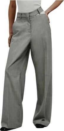 Erika Cavallini Semi Couture Femme, Pantalons, Gris, Taille: 40 FR Spencer Pantalons