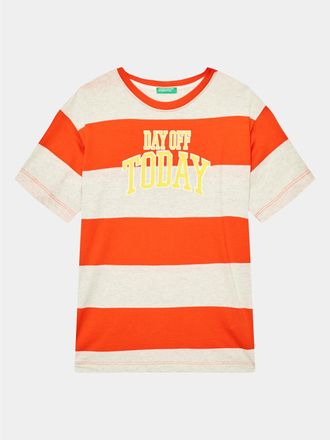 Benetton United Colors Of Benetton T-Shirt 3ZNBC10BN Rot Regular Fit