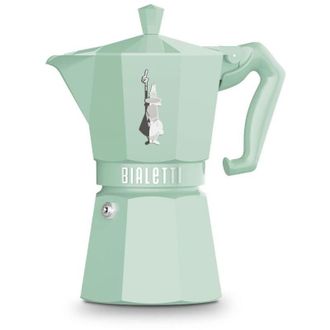 Bialetti Cafeti&egrave;re italienne 6 tasses vert pastel 0009058