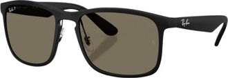 Ray-Ban Homme, Accessoires, Noir, Taille: 58 MM Lunettes de soleil Performance